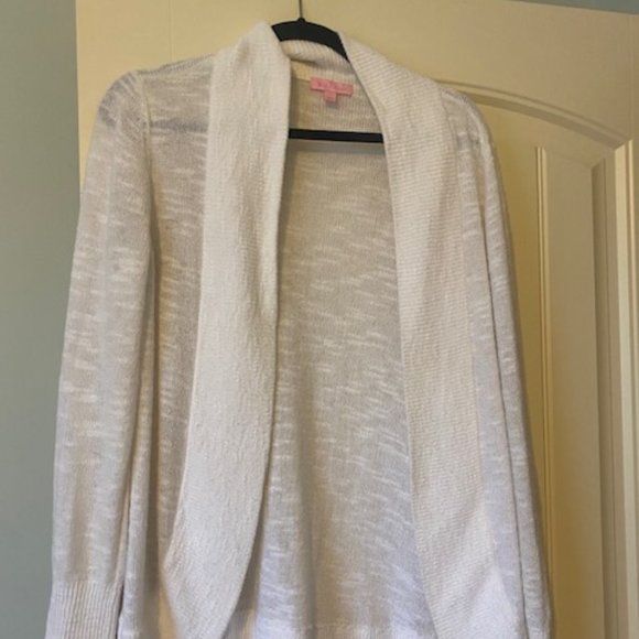 Lilly Pulitzer | Sweaters | Lilly Pulitzer Amalie Cardigan Resort White ...